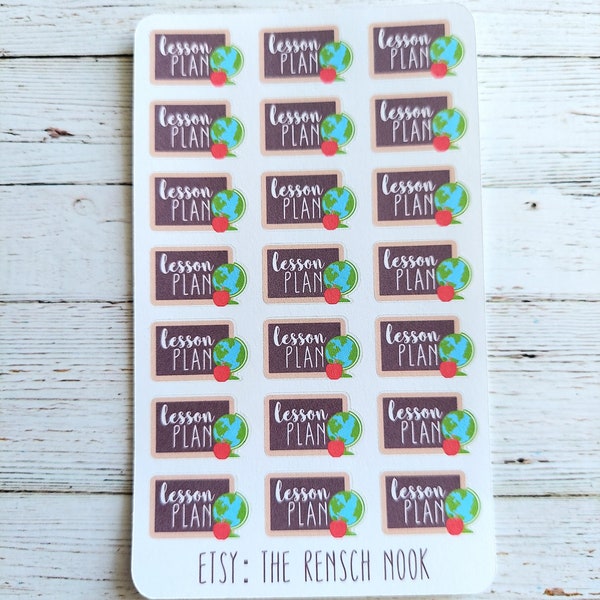 Stickers for Lesson Plans - Etsy