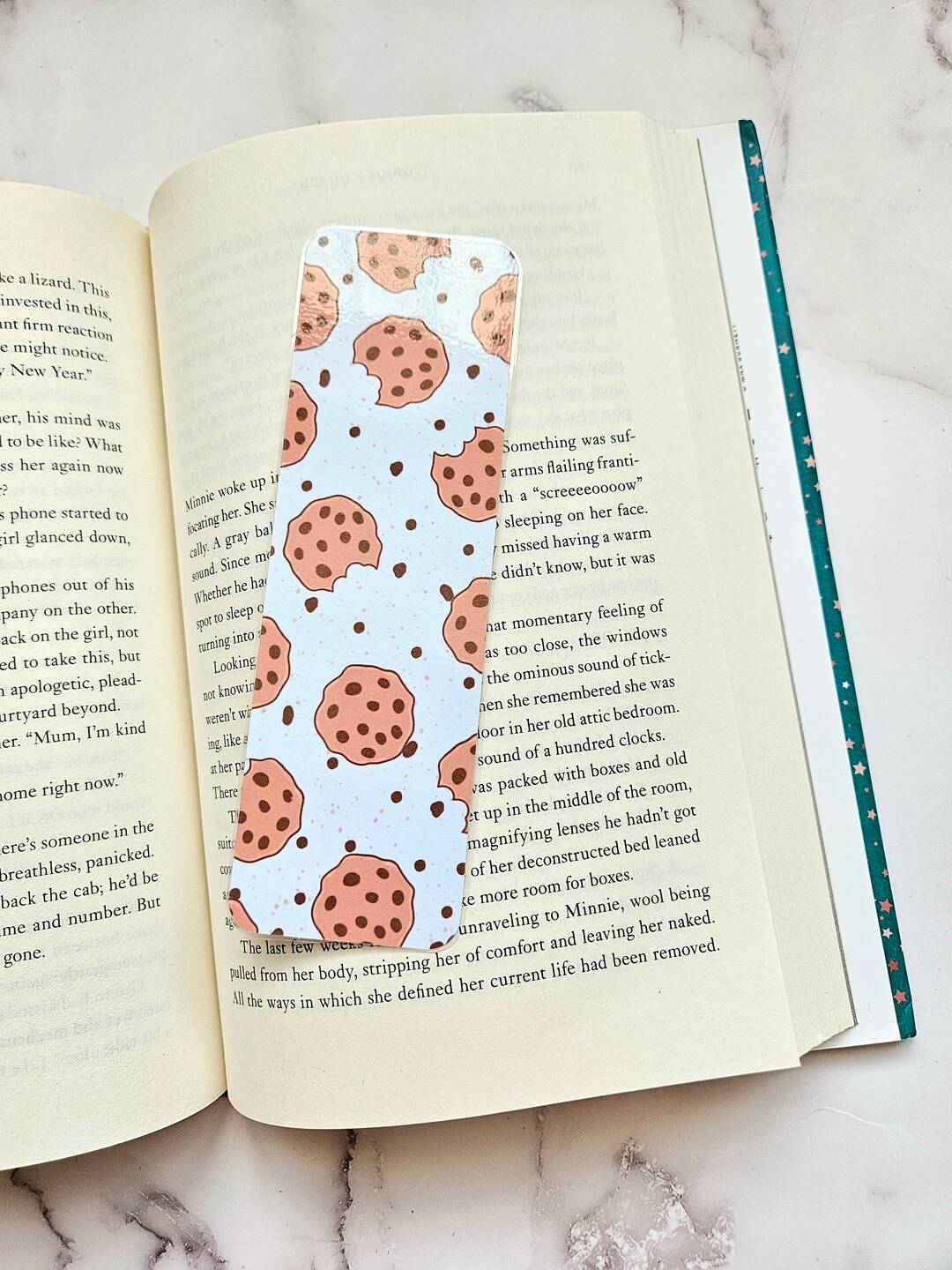 Cookie Bookmark | Single Sided Laminated Bookmark - Etsy