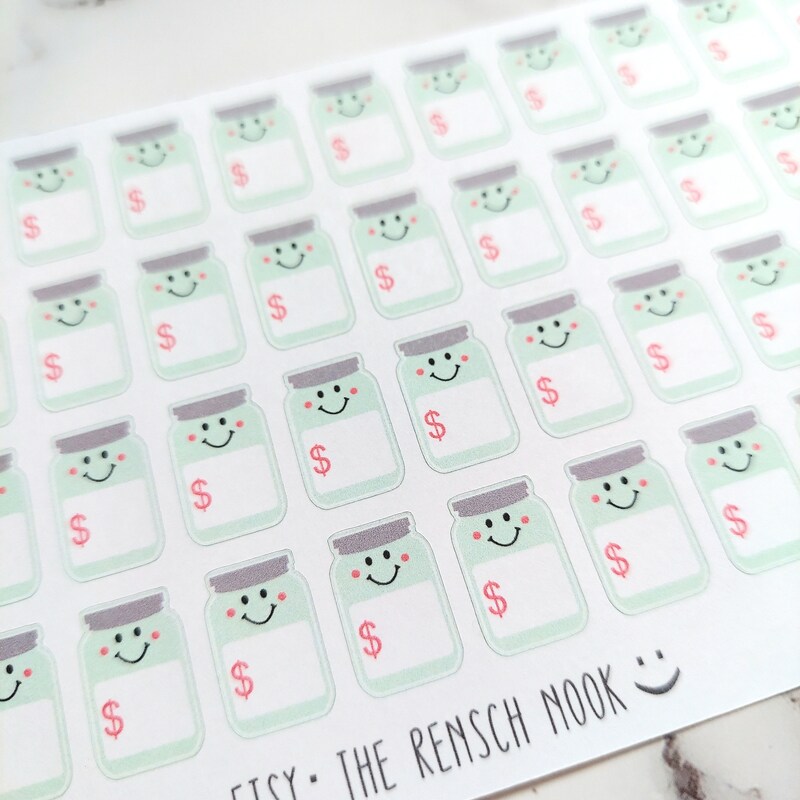 Money Planner Stickers - Etsy