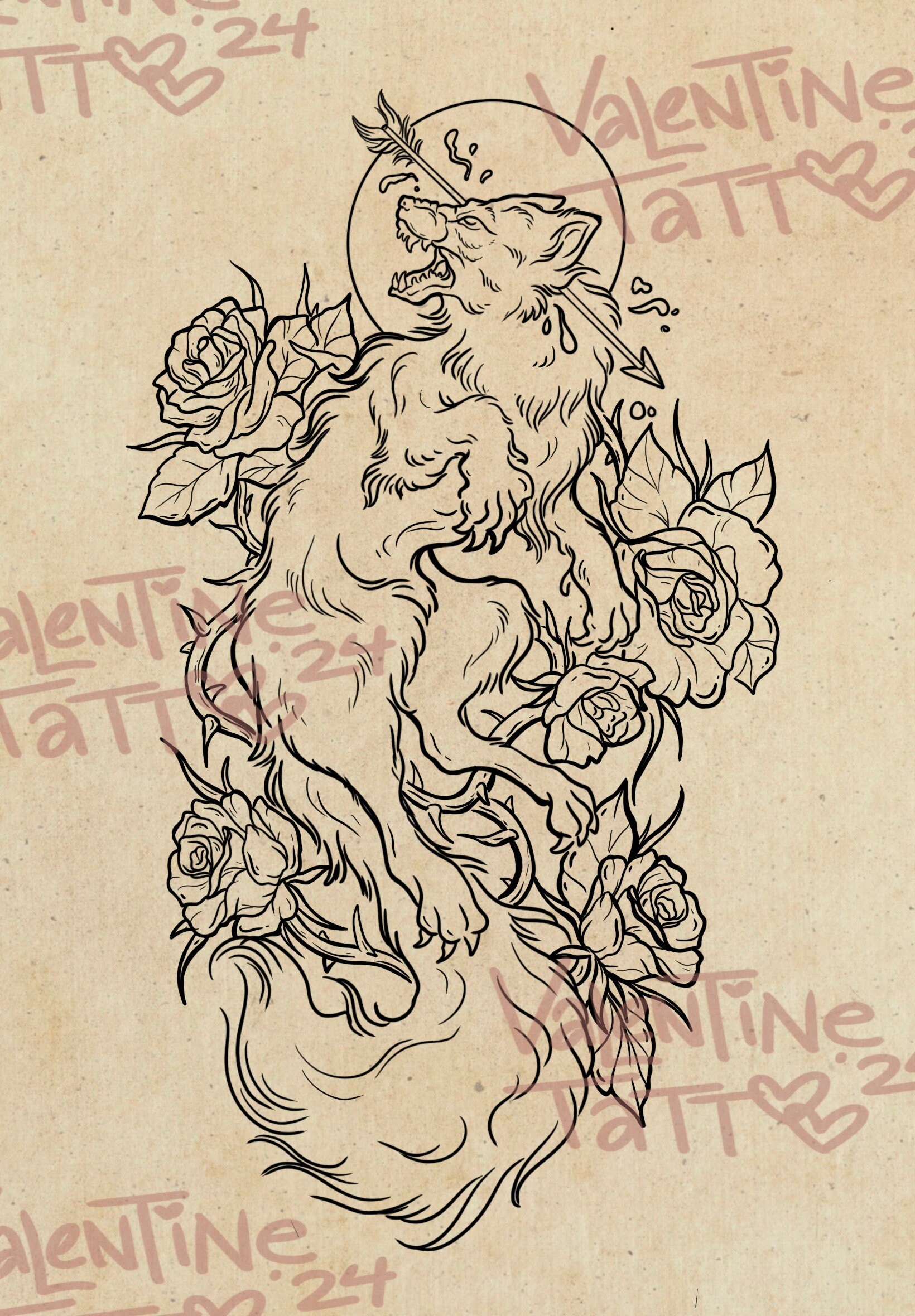 The Sentinel Tattoo Ticket - Etsy