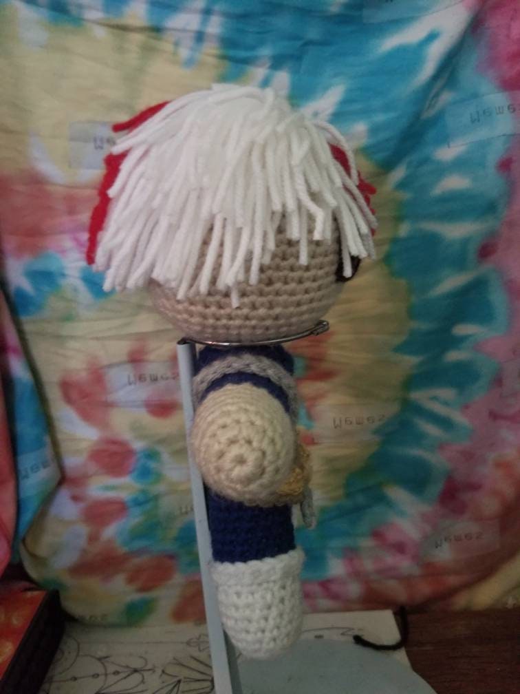 Shouto Todoroki Crochet Doll - Etsy