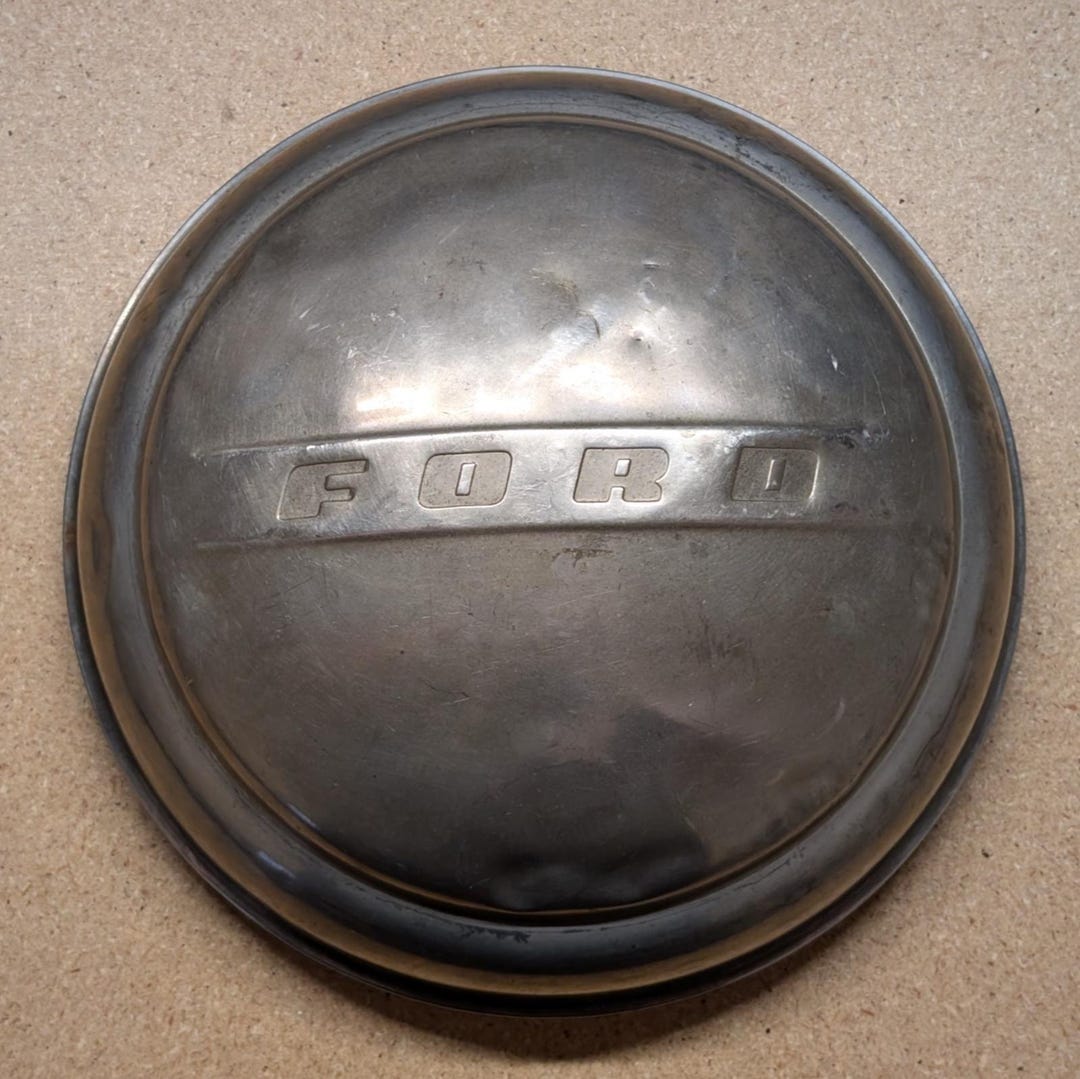 Vintage 1947 1948 Ford Hubcap 8" ID 9.5" OD Metal Round - Etsy