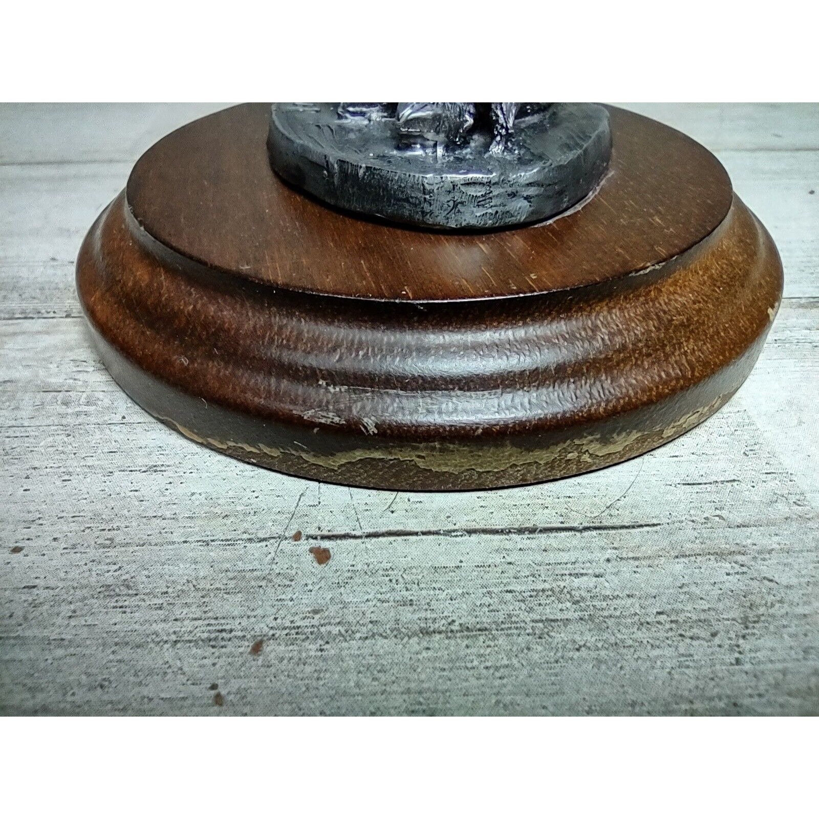 Vintage Michael Ricker Pewter Rocky Mountain Hummingbirds on Flower ...