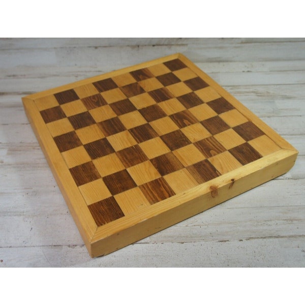 Wood Checker Board - Etsy