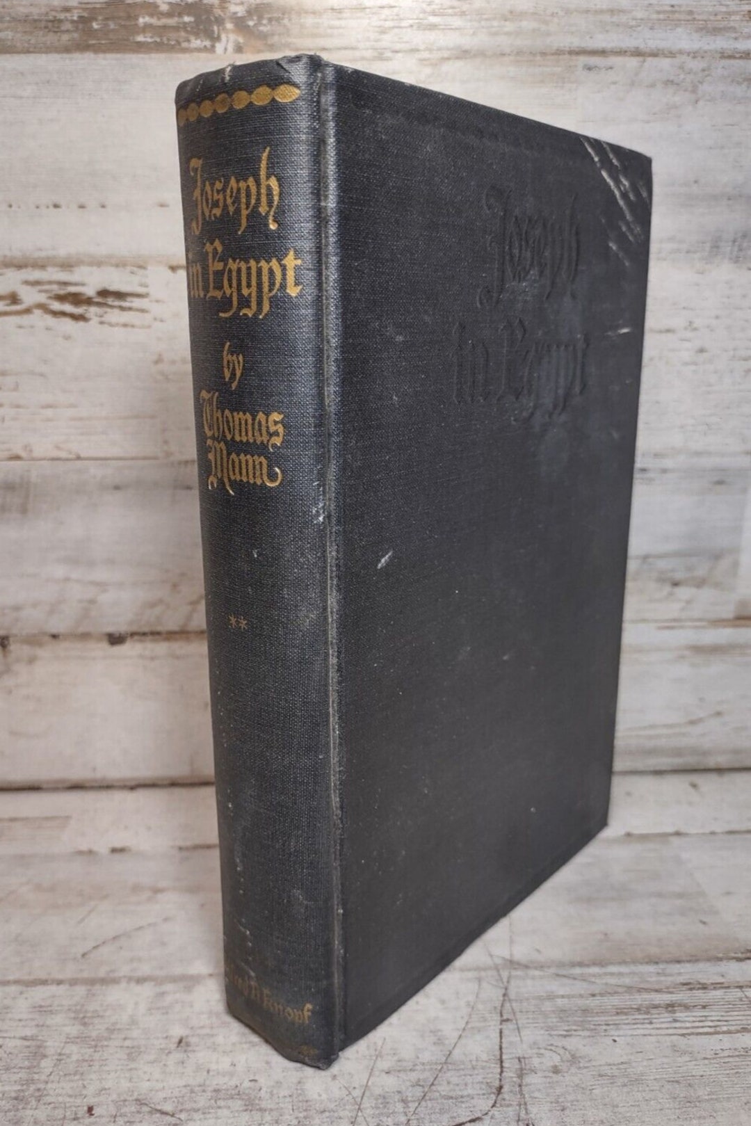 Joseph in Egypt Volume Two by Thomas Mann Alfred A Knopf Hardcover 1940 ...