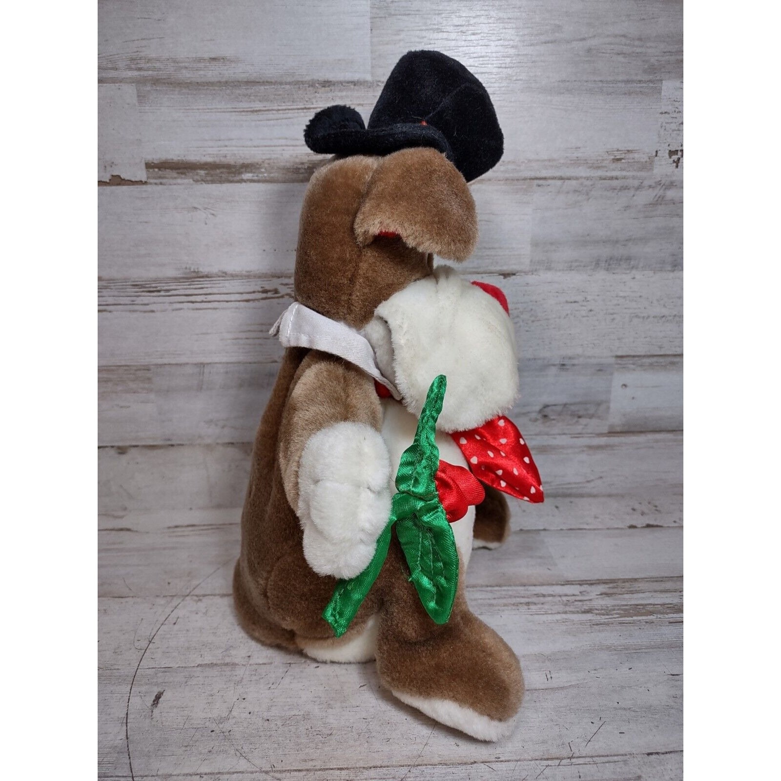 VTG Dan Dee Hobo Dog Animated Plush W/ Rose Top Hat Valentines PARTS ...