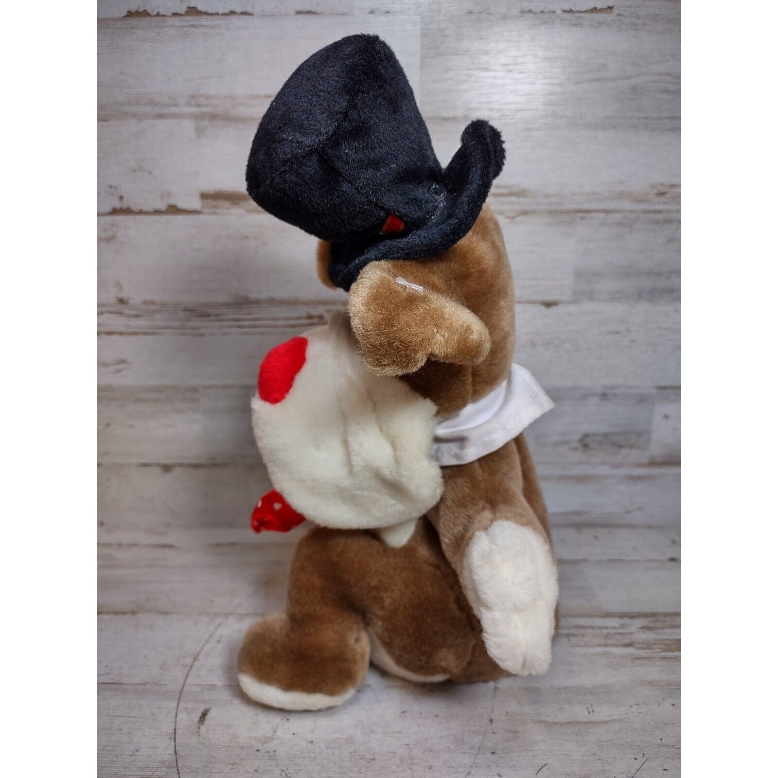 VTG Dan Dee Hobo Dog Animated Plush W/ Rose Top Hat Valentines PARTS ...