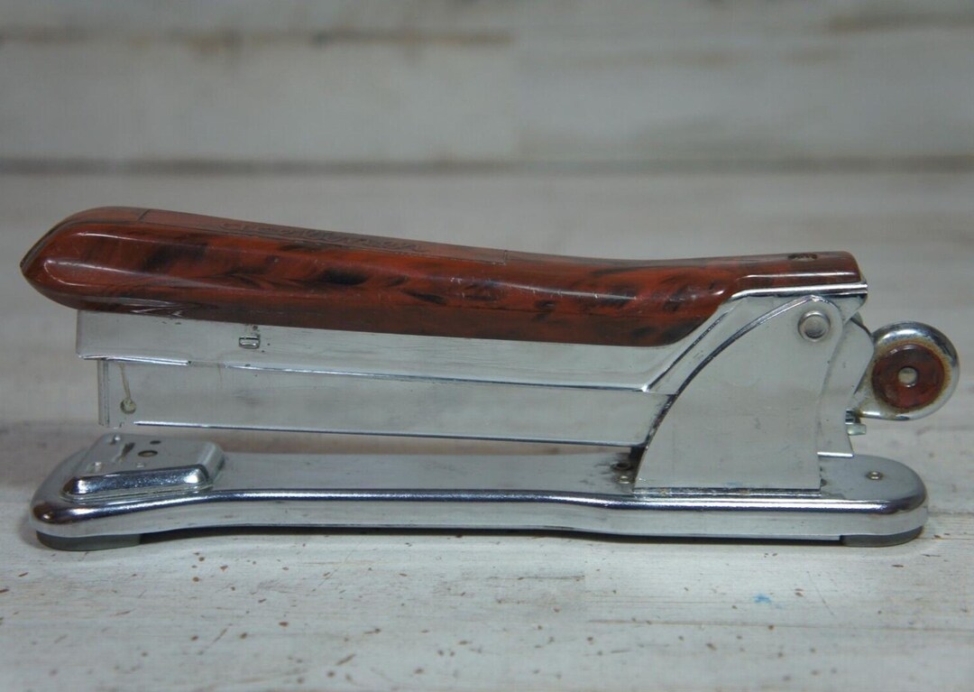 Vintage Aceliner Stapler Model 502 Marble Brown Made in USA - Etsy