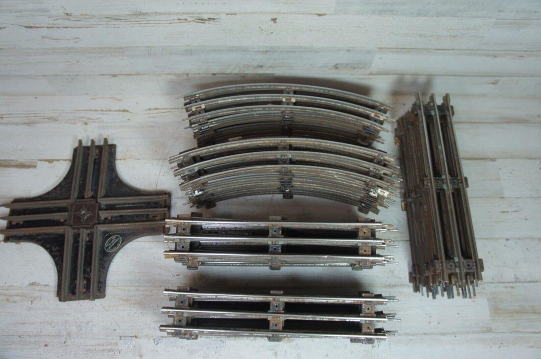 Vintage MARX Metal 3-rail O-gauge Train Track Lot PARTS/REPAIR - Etsy
