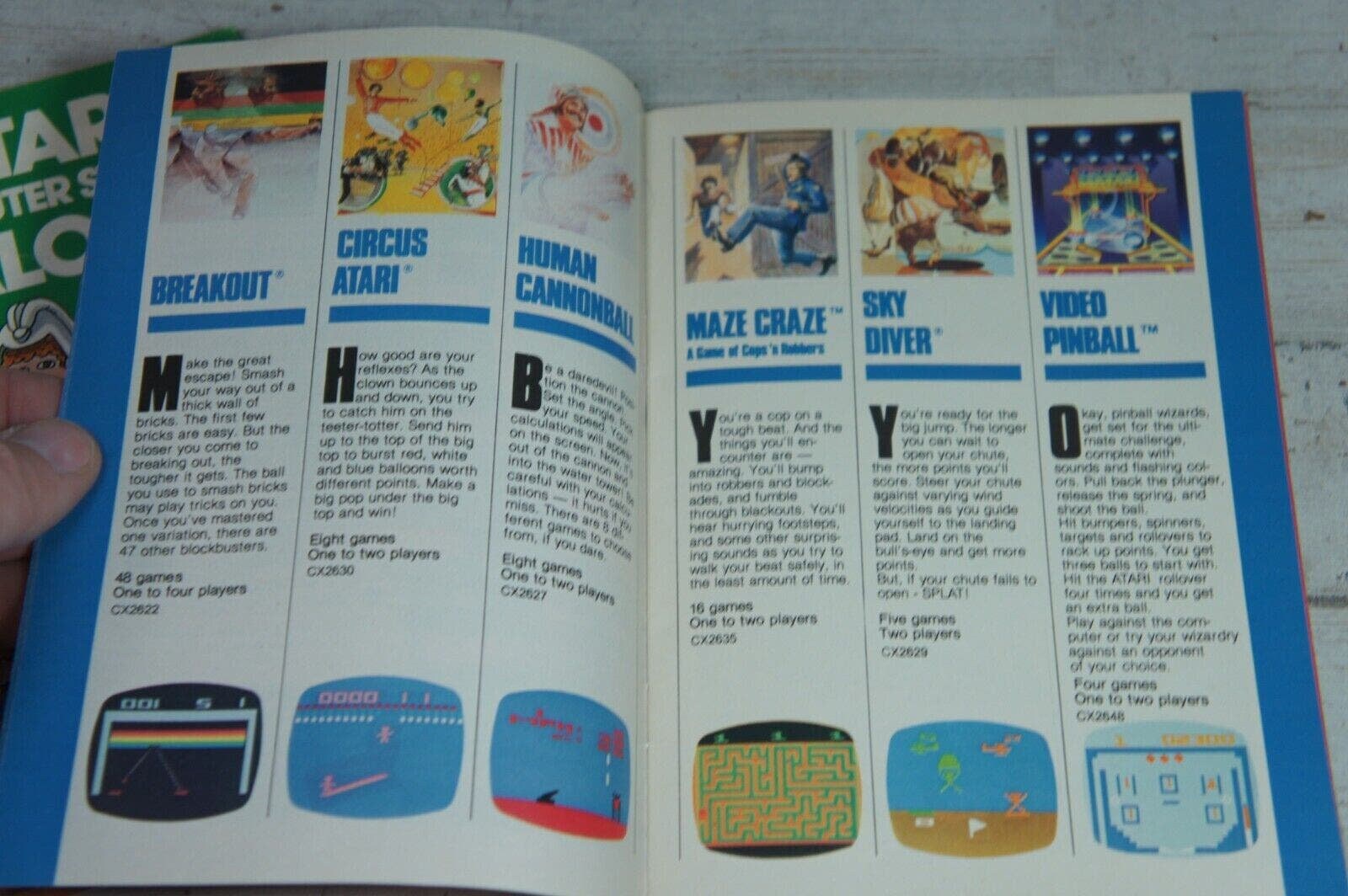 Pair of Vintage Atari Game Catalog Booklets Green 43 Red 49 Lot 1 - Etsy