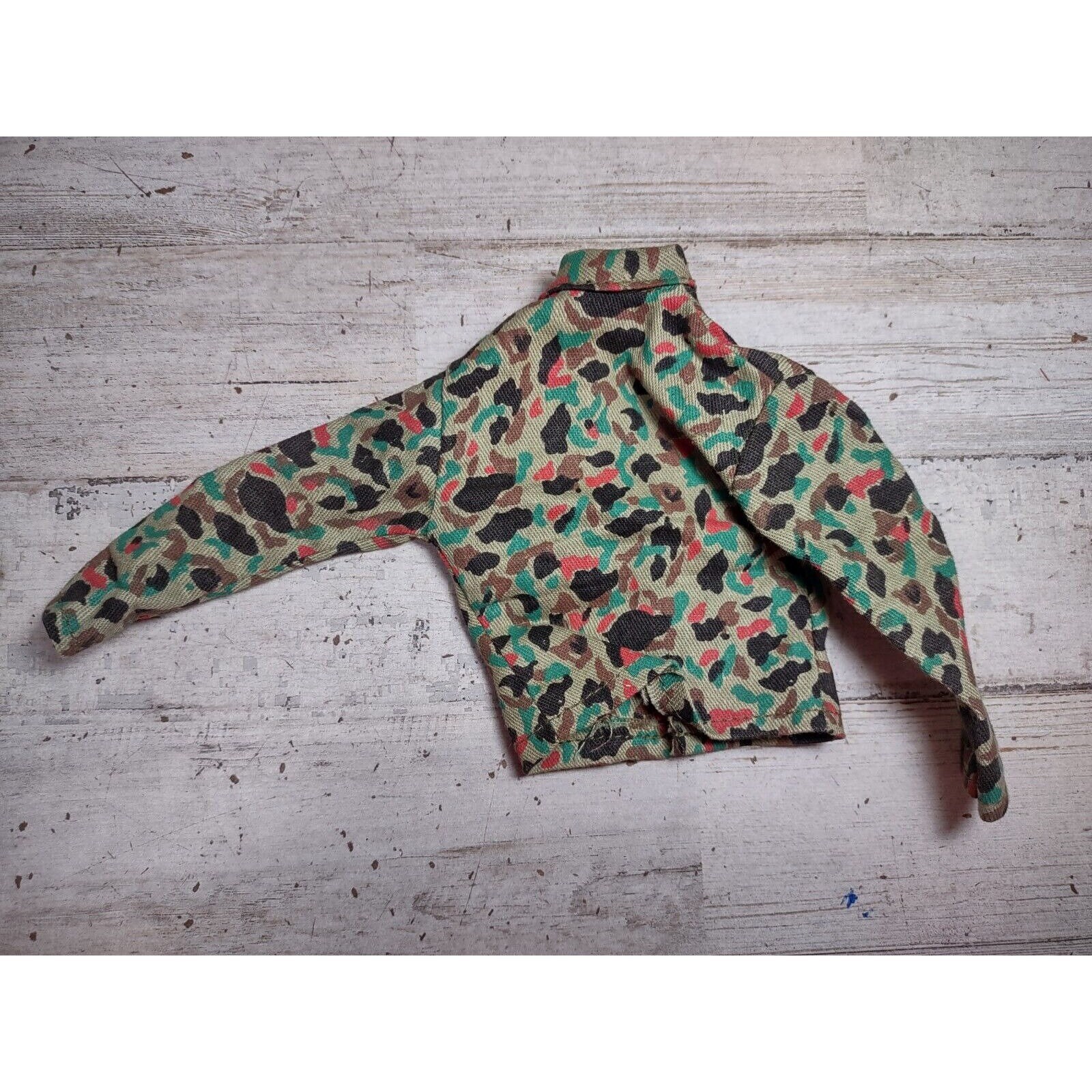 Vintage 1960s GI Joe Hasbro Action Marine Camouflage Camo Shirt Uniform ...