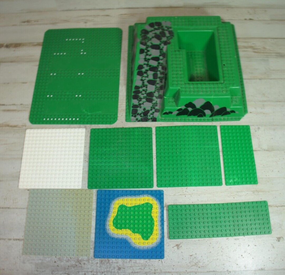 Lot of LEGO Baseplates DAMAGE CRACKS 2552px5 Small Island 3867p01 ...