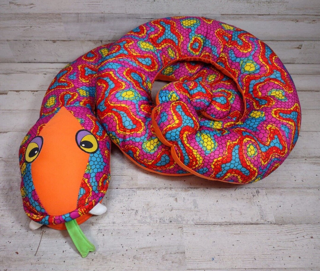 Vintage Playskool Wily Willy the Wiggler Large Rattlesnake Plush Toy ...