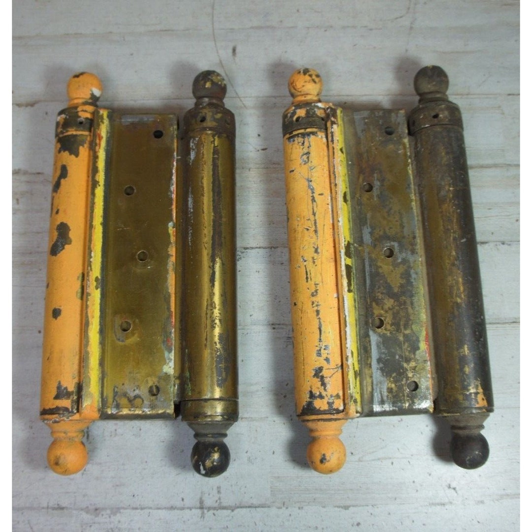 Pair of Vintage Chicago Simplex Double Action 8" Door Hinges ...