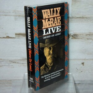 SEALED Wally Mcrae Live more or Less VHS 1993 Production West Billings ...