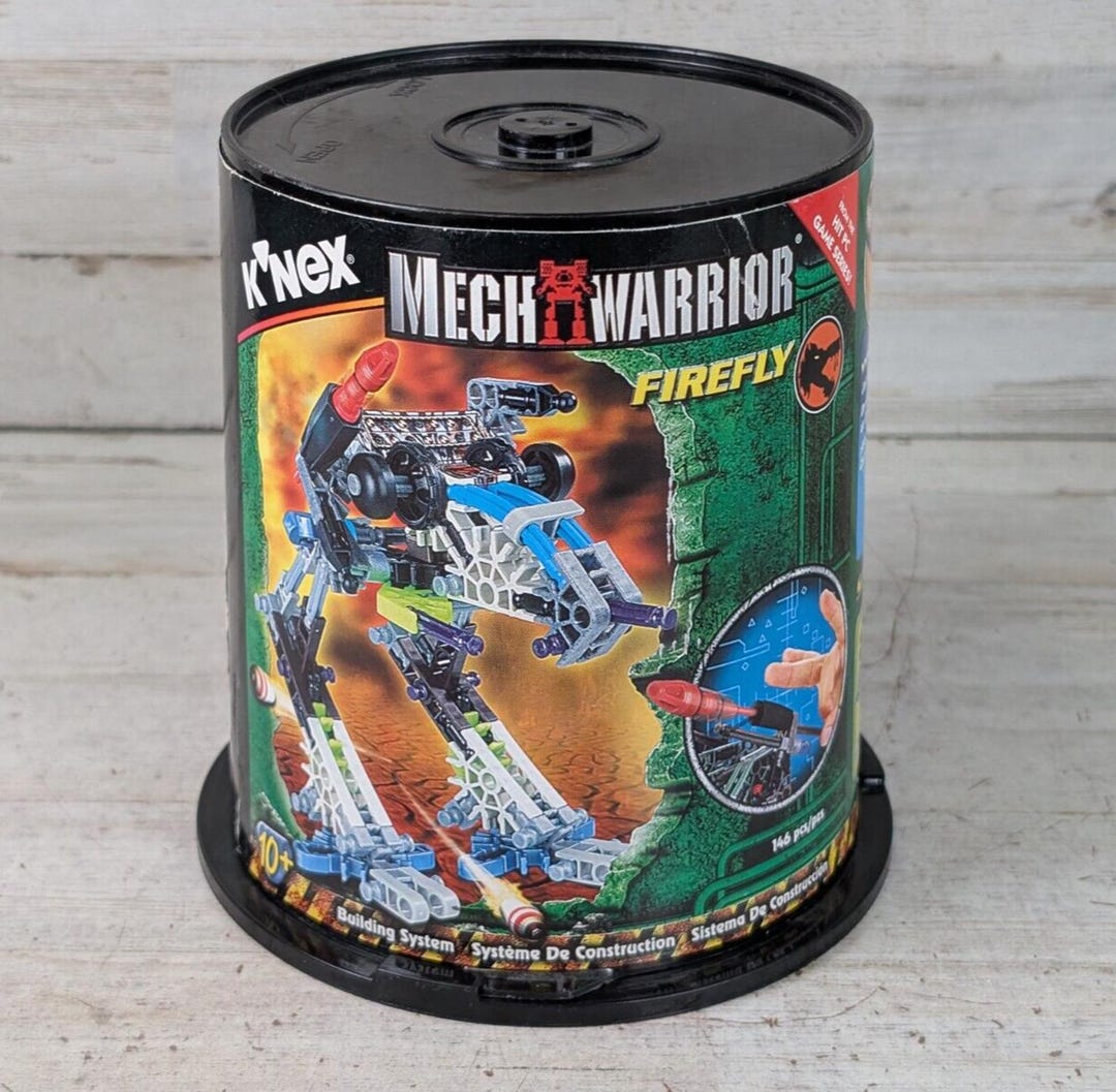 Vtg Knex Mechwarrior Firefly Building Toy Kit No Instructions - Used ...