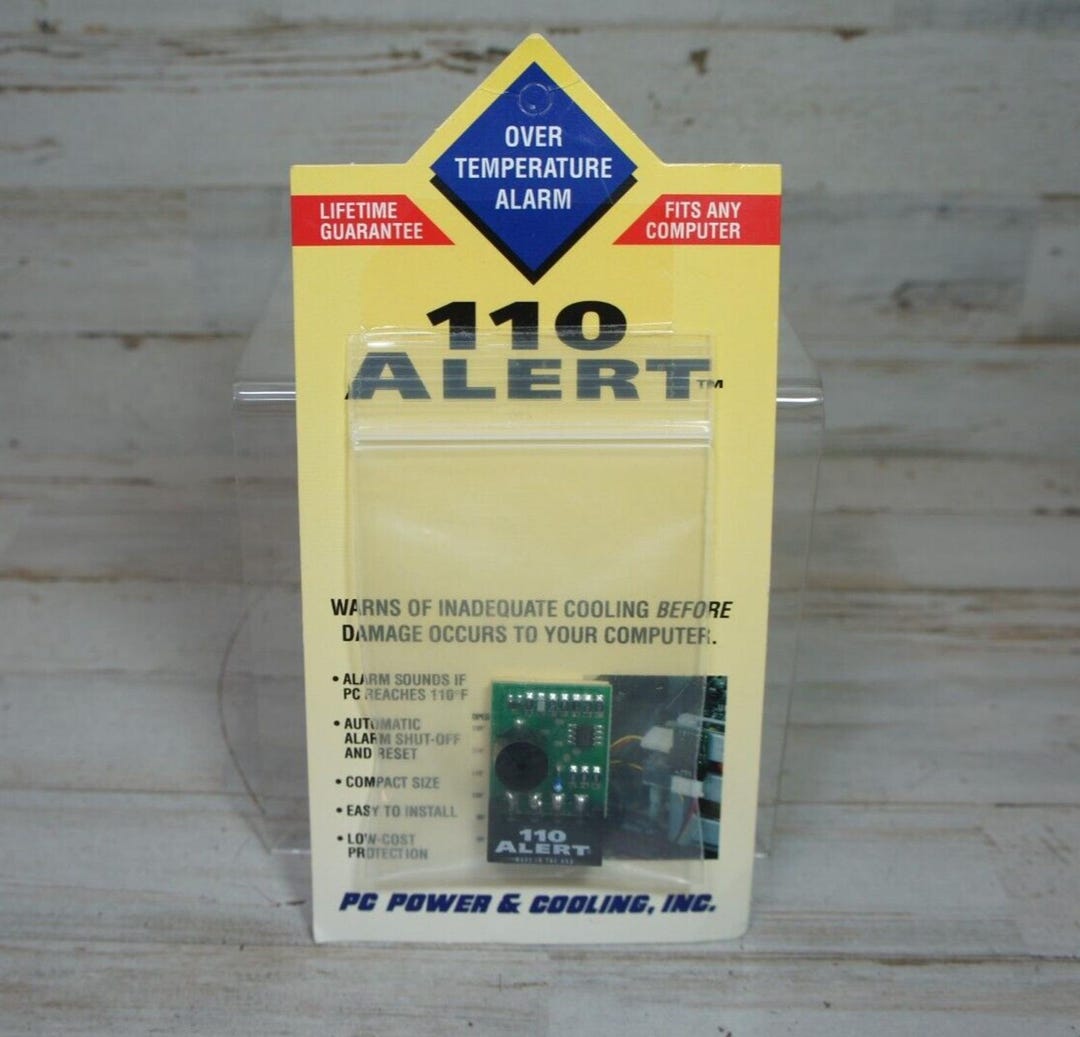 Vtg PC Power & Cooling 110 Alert Temp Alarm - Retro PC Computer CPU ...