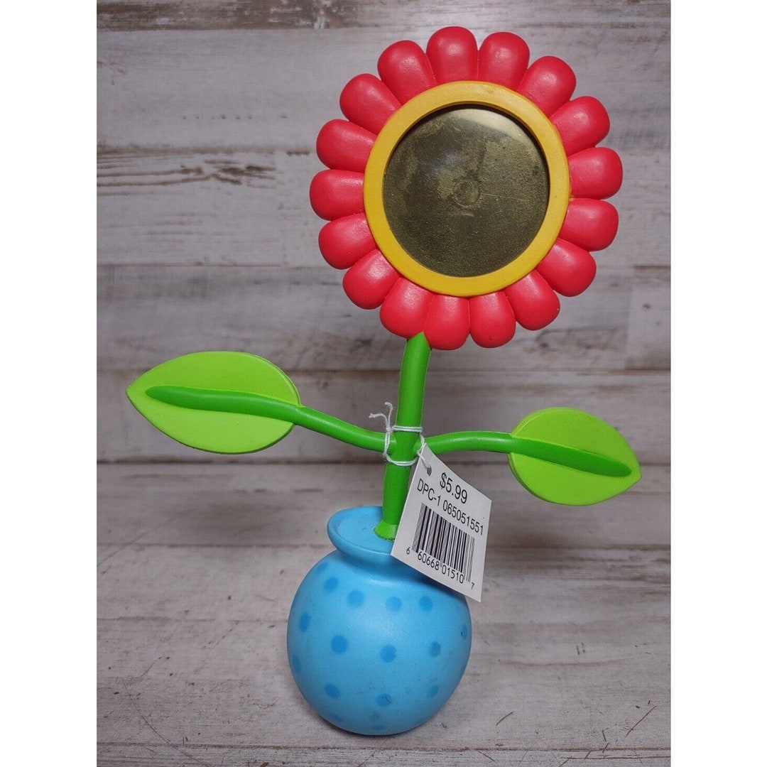 Vintage CBS Designs Flexo Buddies Flower Pot Picture Photo Frame Y2K ...