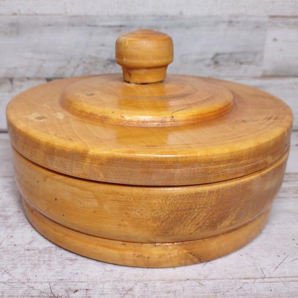 Wood Turned Box - Etsy