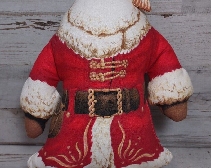 Vintage the Toy Works Plush Fabric Pillow Santa Claus Toy Decoration W ...