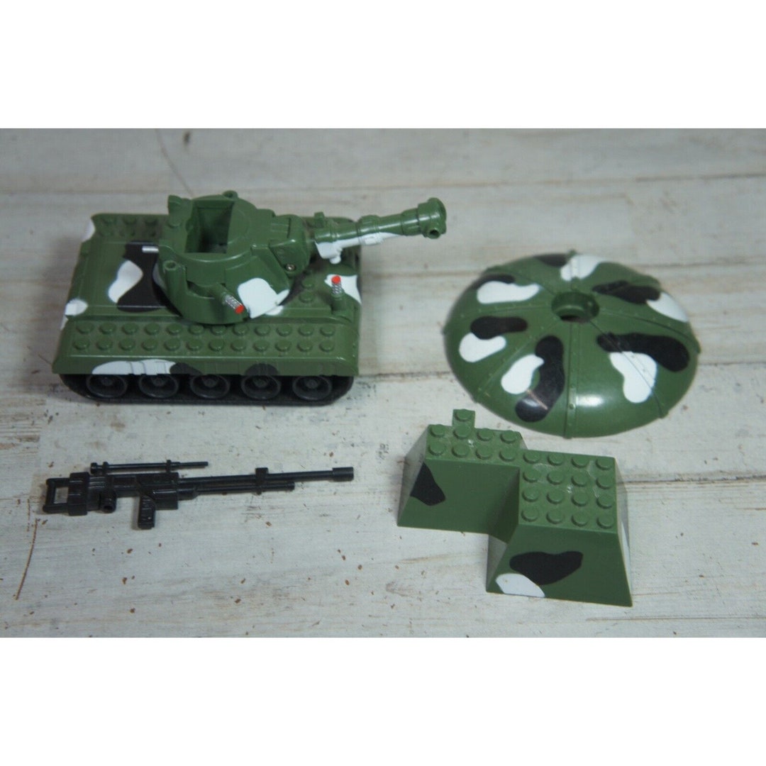Vintage DSI Toys Lot Tank Radar Dish Gun Rock Green Camo - Etsy