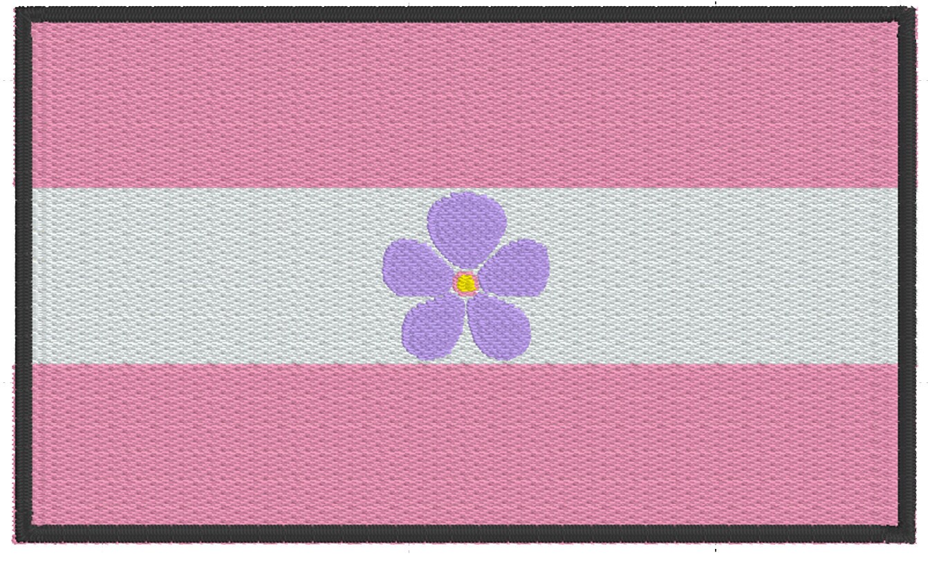 Sapphic Pride Flag Sapphic Pride Flag Patch Iron on Patch | Etsy