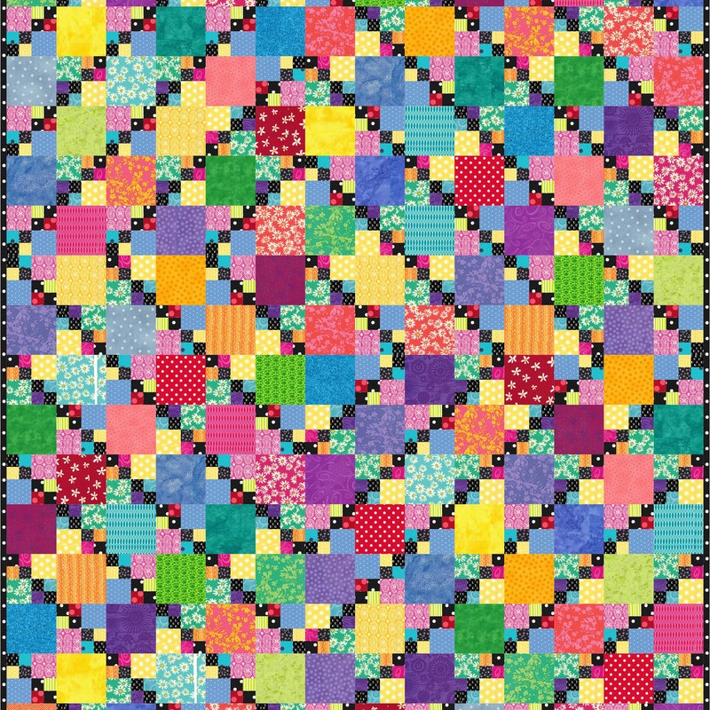 Four Patch Quilt Pattern - Etsy