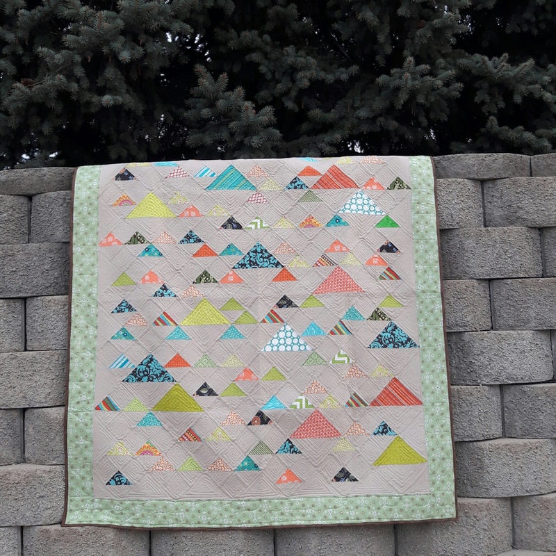 Mountain Quilt Pattern - Etsy