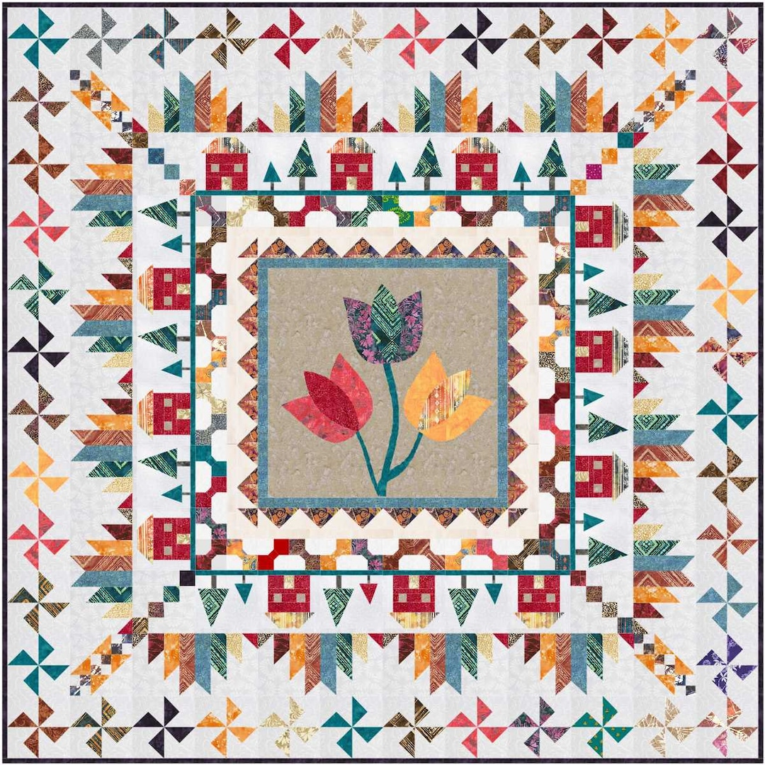 Mountain Home Medallion Quilt Pattern - Etsy