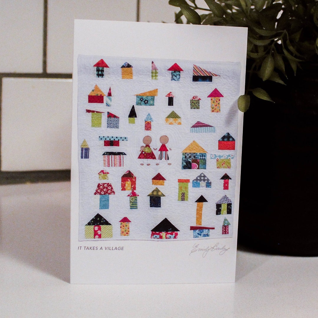 It Takes a Village Greeting Card - Etsy