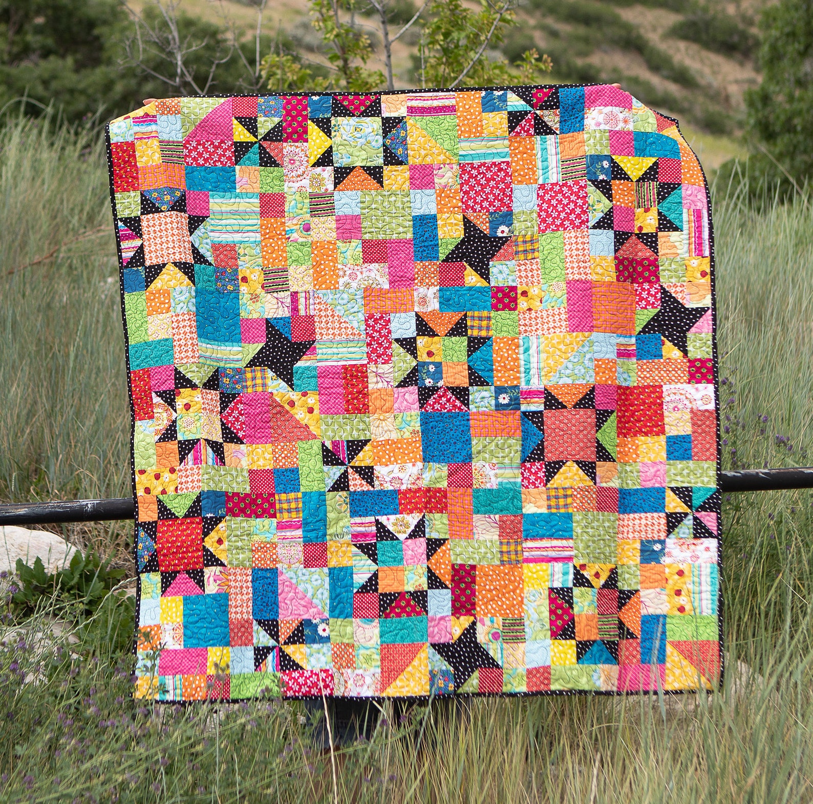 Harvest Sky Scrap Quilt Pattern - Etsy