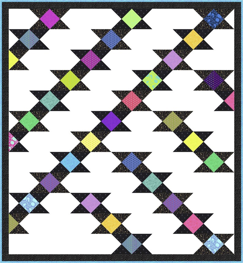 Anvil Modern Quilt Pdf Pattern | Etsy
