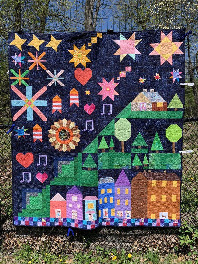 Summer Nights Sampler Quilt Pattern Booklet - Etsy