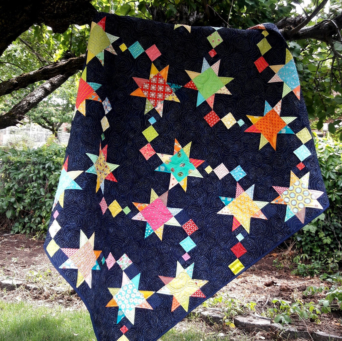 Shooting Stars Quilt Pattern | Etsy