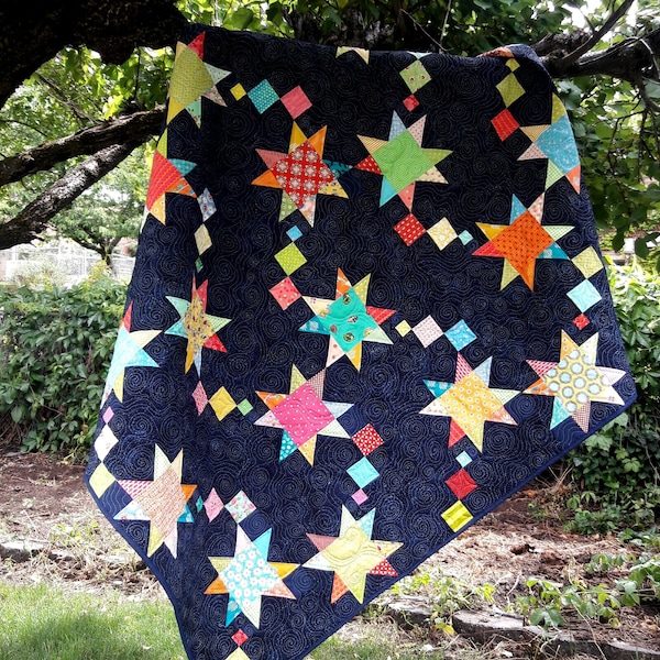 Shooting Stars Quilt Pattern - Etsy