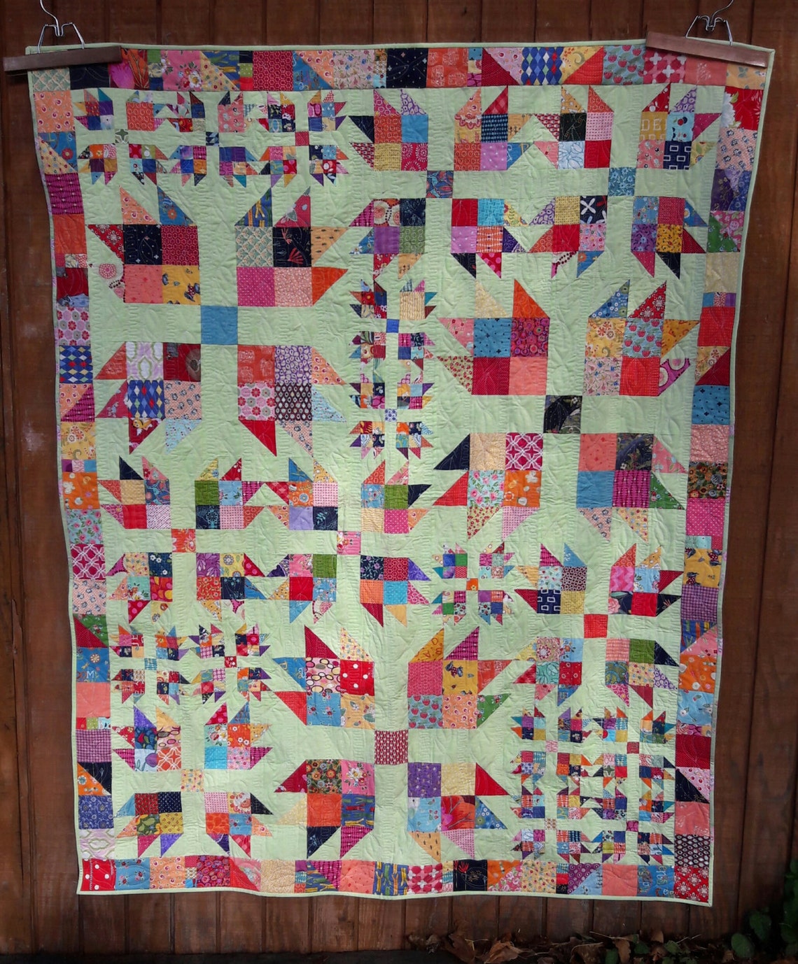 Bear Scraps Scrappy Pdf Quilt Pattern - Etsy
