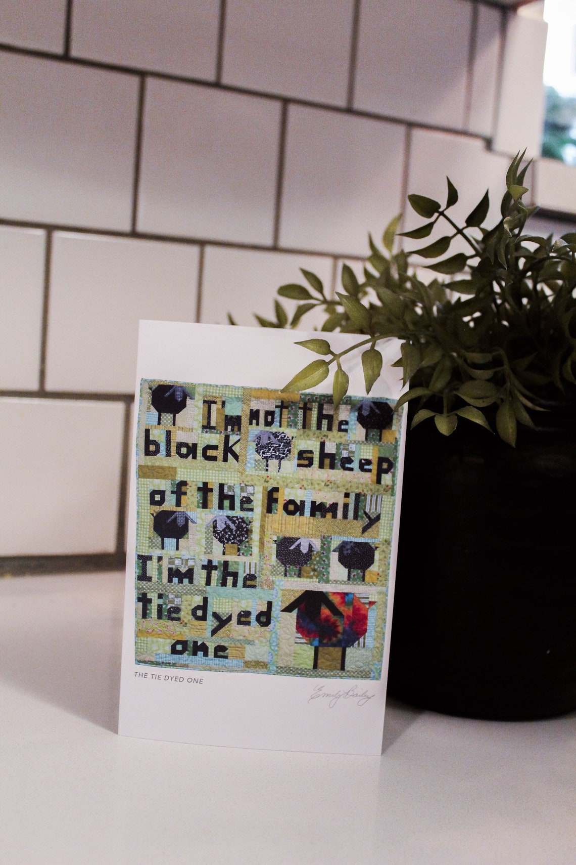 I'm not the Black Sheep Greeting Card | Etsy