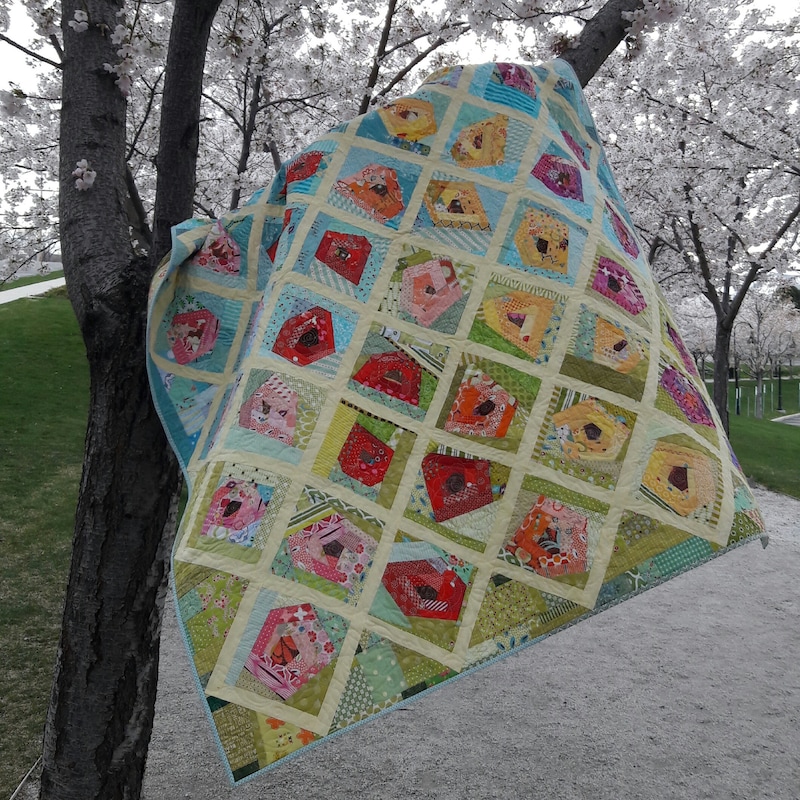Wonky Quilt - Etsy