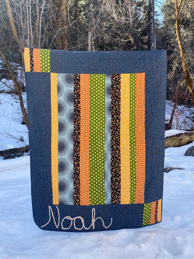 Taffy Pull Quilt Kit With Chenille It for Personalization - Etsy