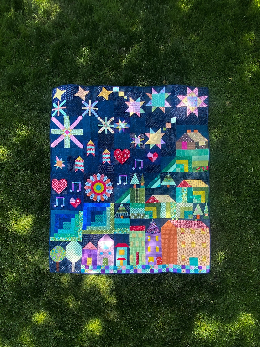 Summer Nights Sampler Quilt Pattern Booklet - Etsy