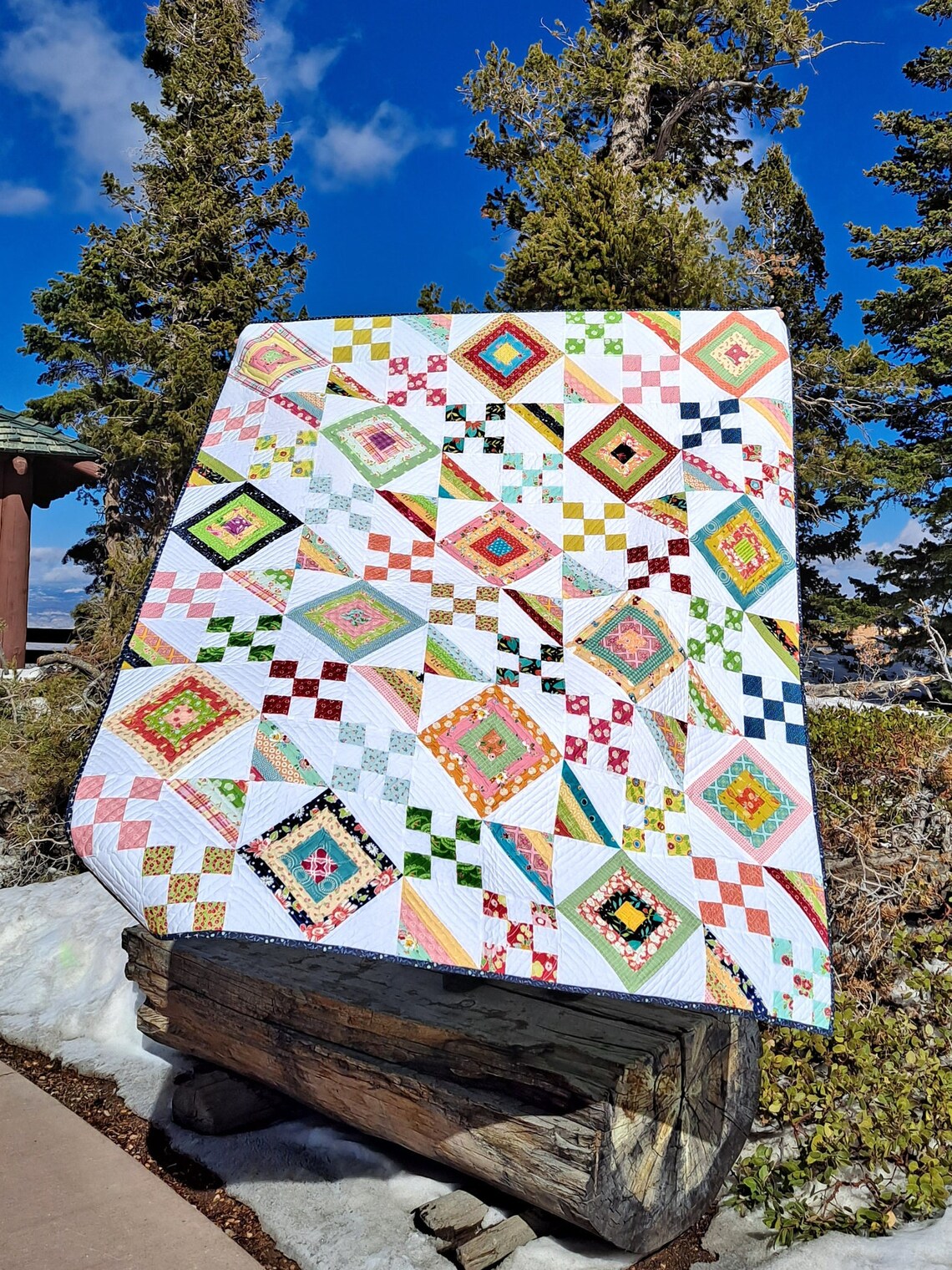 Home Run Scrap Quilt Pattern - Etsy