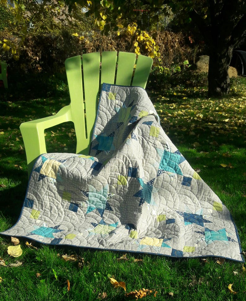 Shooting Stars Pdf Quilt Pattern - Etsy