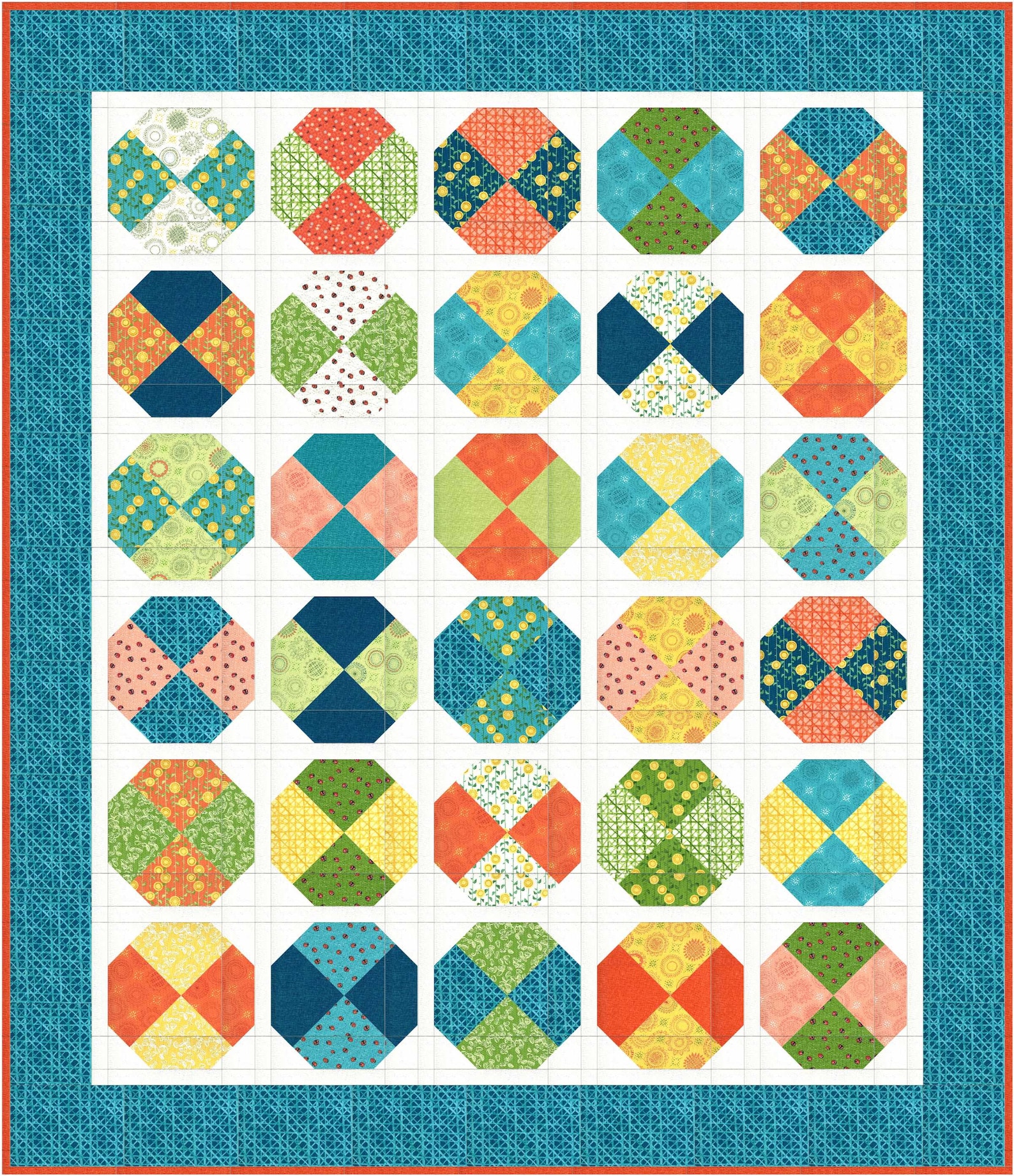 Beach Balls Layer Cake Quilt Pattern - Etsy
