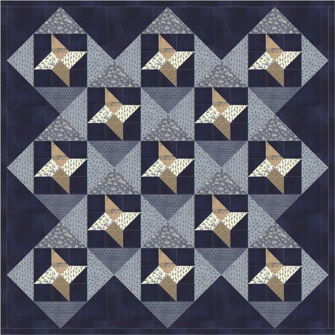 Night Sky Pdf Quilt Pattern | Etsy