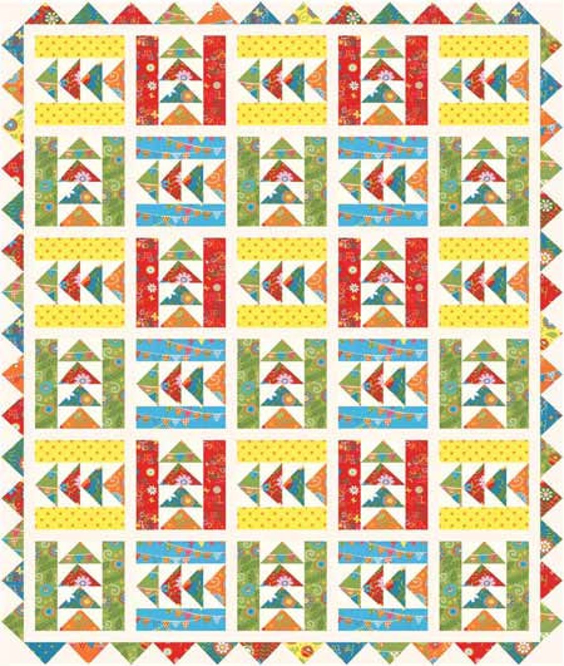 Picnic in the Park Quilt Pattern - Etsy