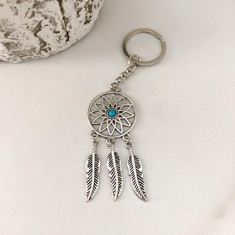Dream Catcher Keychain - Etsy