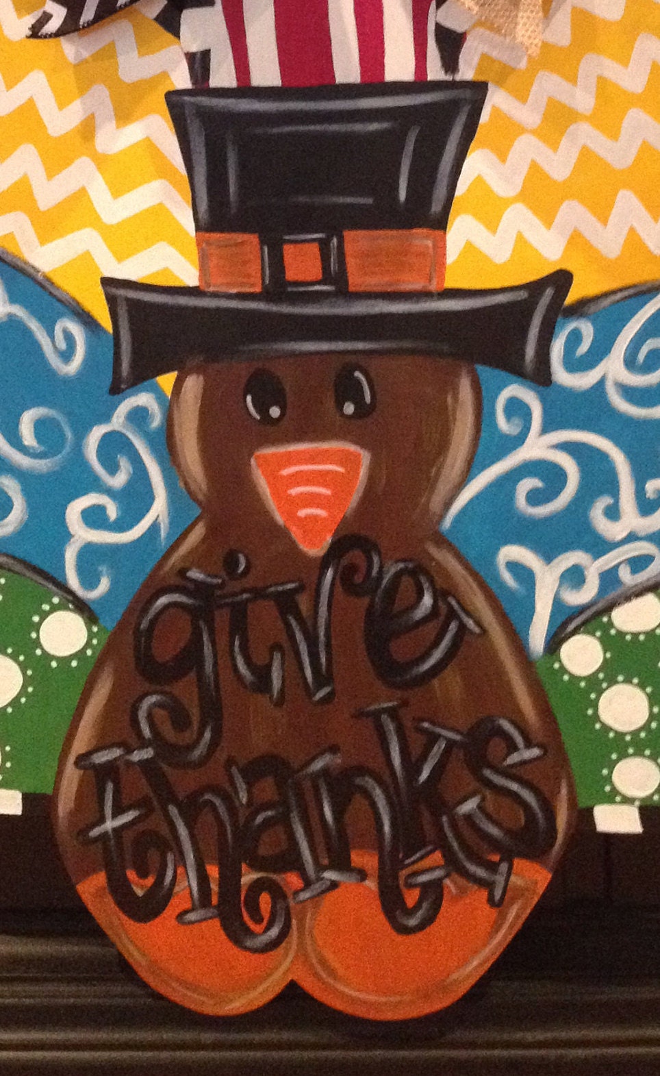Turkey Door Hanger, Thanksgiving Door Hanger - Etsy