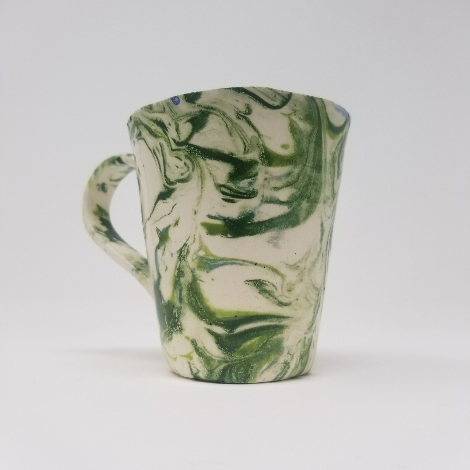 Green Marbled Mug - Etsy