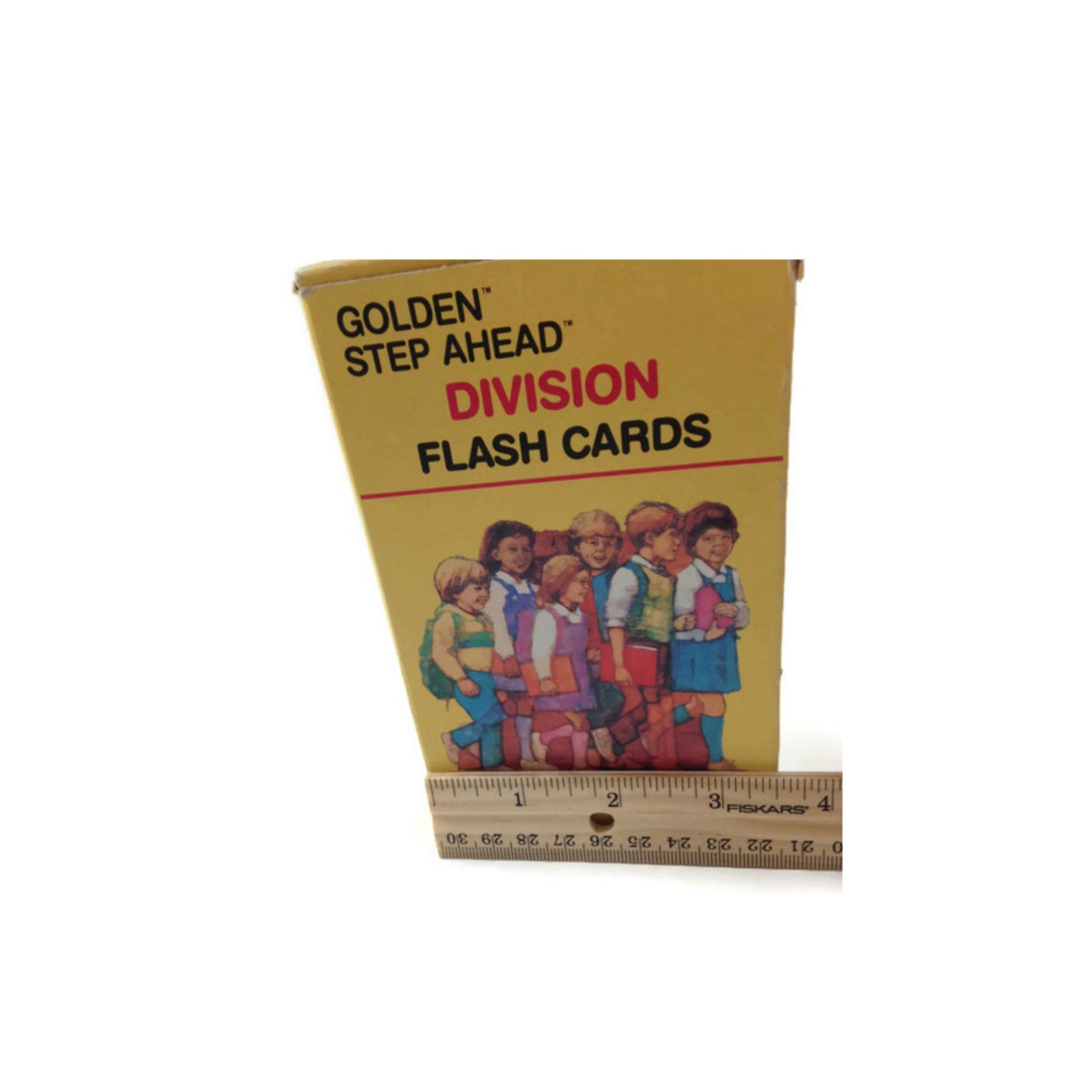 Vintage Flash Cards, Math Flash Cards, Division Flash Cards,golden Step ...