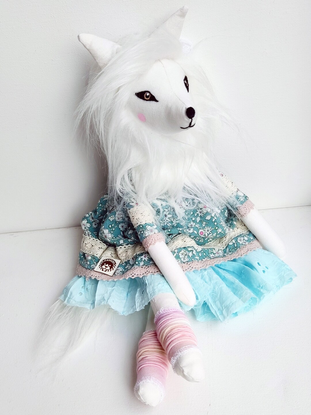 Miss Fox in Green Skirt - Etsy